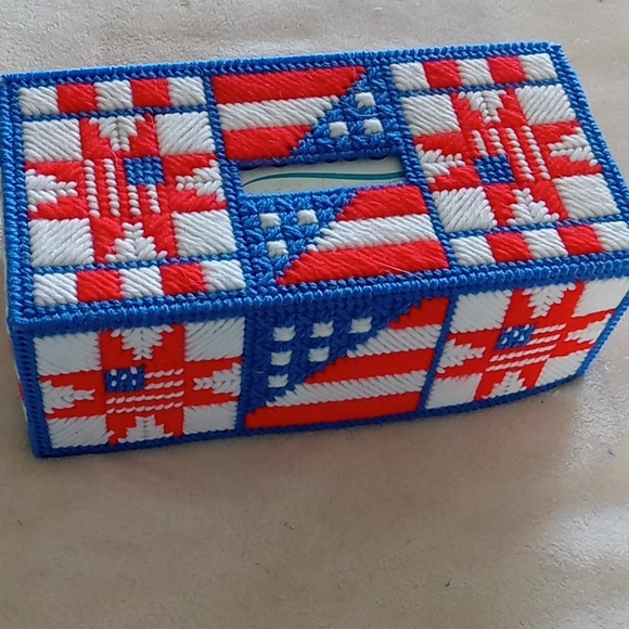 Accents | Patriotic Tissue Box Cover | Poshmark